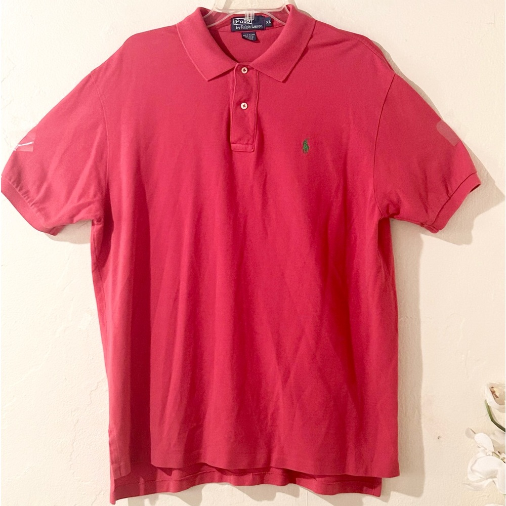Polo Ralph Lauren Coral Polo Shirt Classic Fit Xl New - Gem